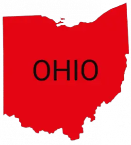 Ohio on US Map with Cities & Roads [Free PDF Printable]